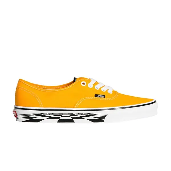 VANS Authentic Graphic Check Sneakers - Yellow