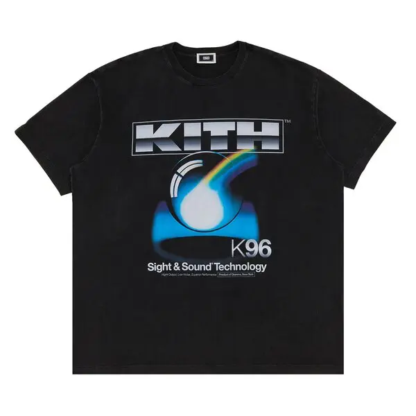 Kith Sight & Sound 1996 Vintage Tee - Black
