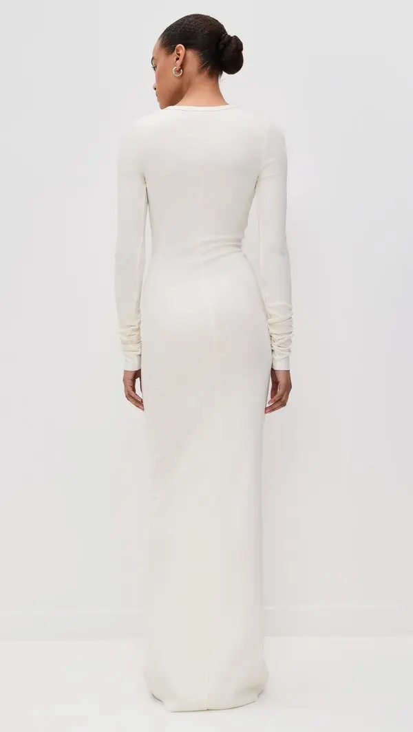 Eterne Long Sleeve Maxi Dress - Cream
