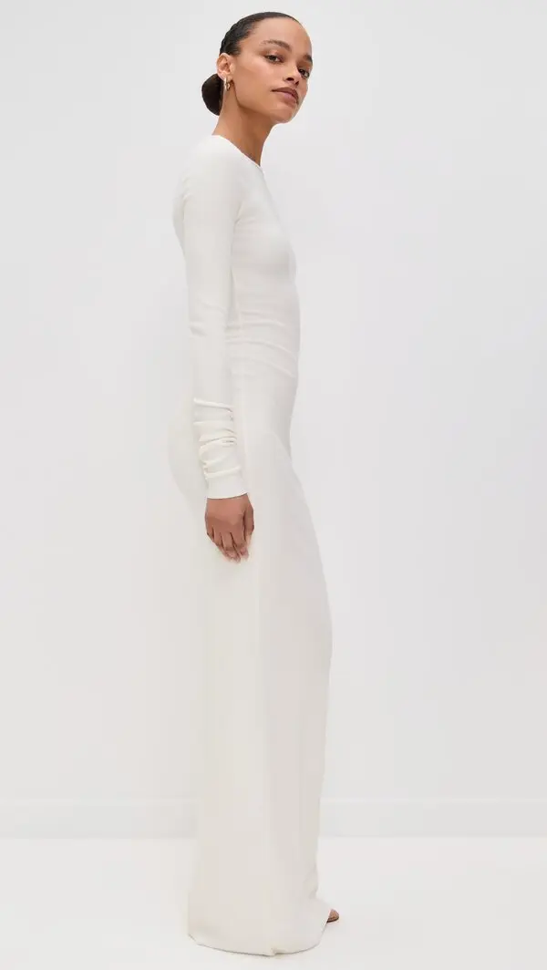 Eterne Long Sleeve Maxi Dress - Cream