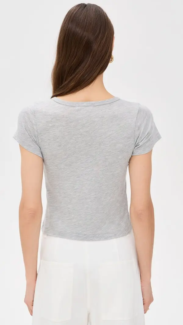 Eterne Short Sleeve Baby Tee - Heather Grey