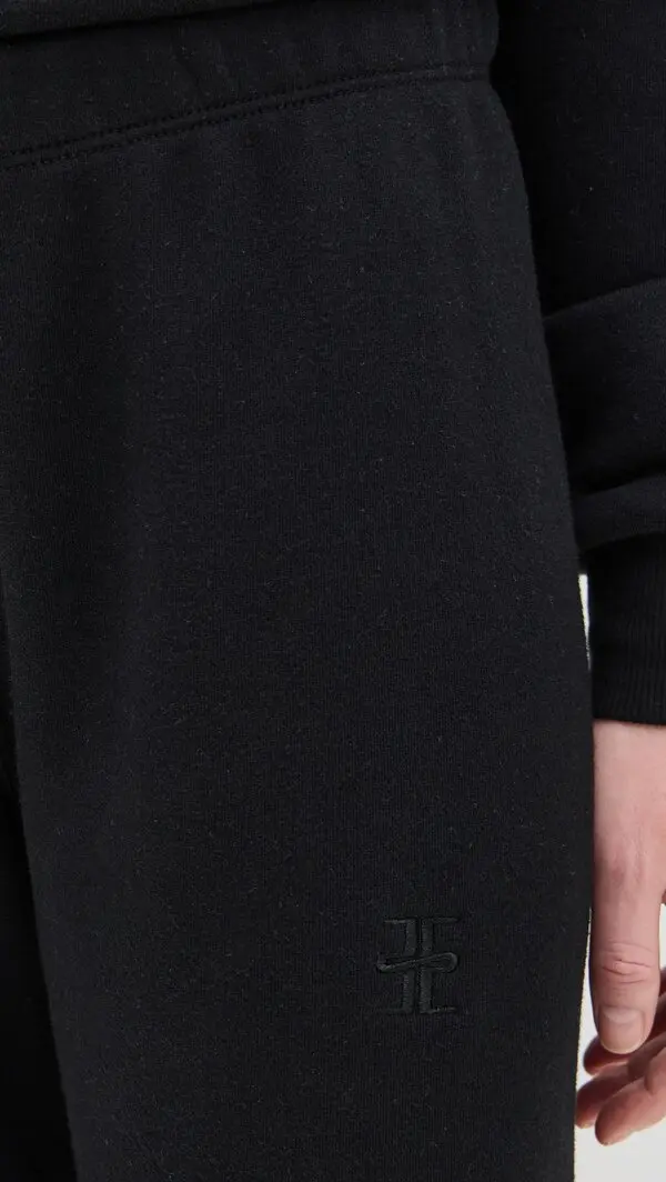 Eterne Classic Fleece Sweatpants - Black