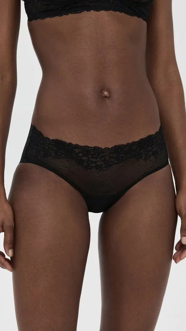 Commando Double Take Lace Bikini Bottom - Black