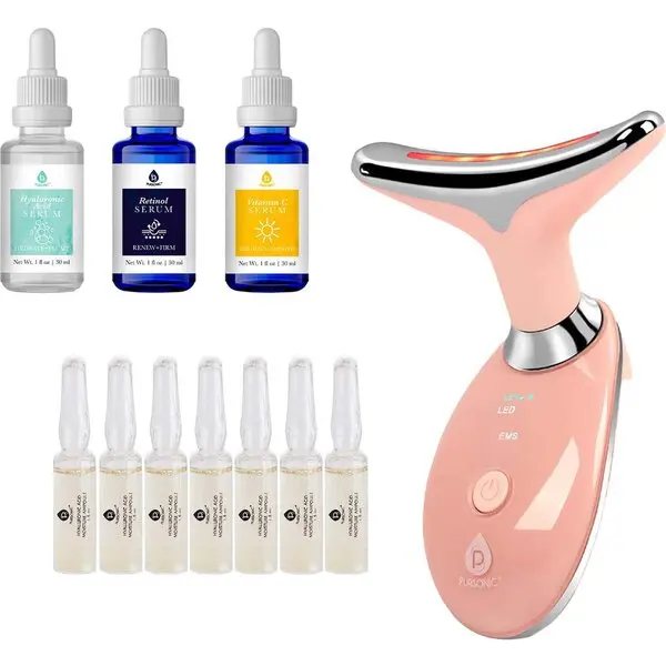 PURSONIC Radiant Skin Rejuvenation Bundle - Multicolor