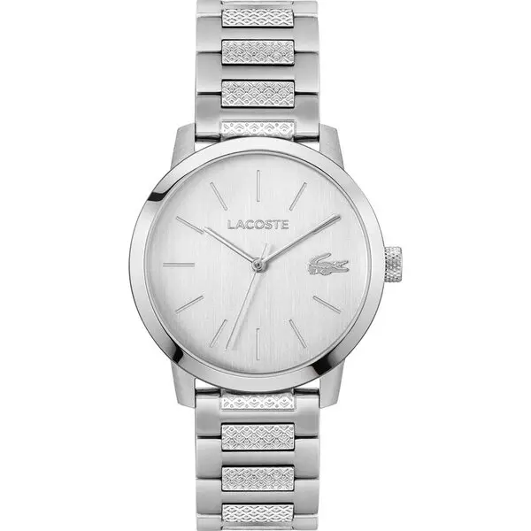 Lacoste L.12.12 Metrople Bracelet Watch - Silver