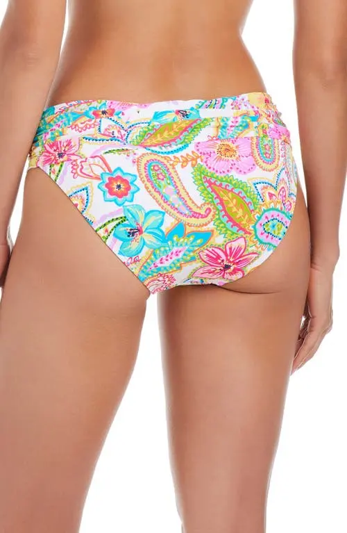 BLEU BY ROD BEATTIE Sarong Hipster Bikini Bottom - Pink Multi