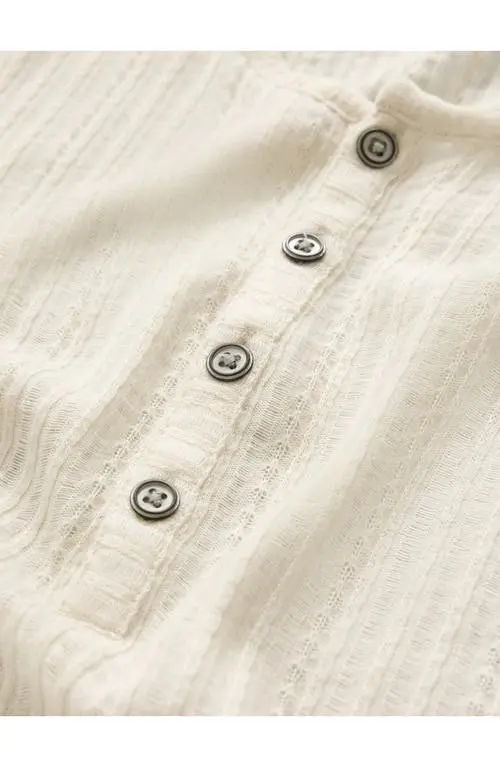 John Varvatos Araujo Regular Fit Rib Henley