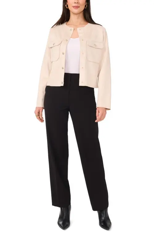 Vince Camuto Raw Edge Cropped Jacket