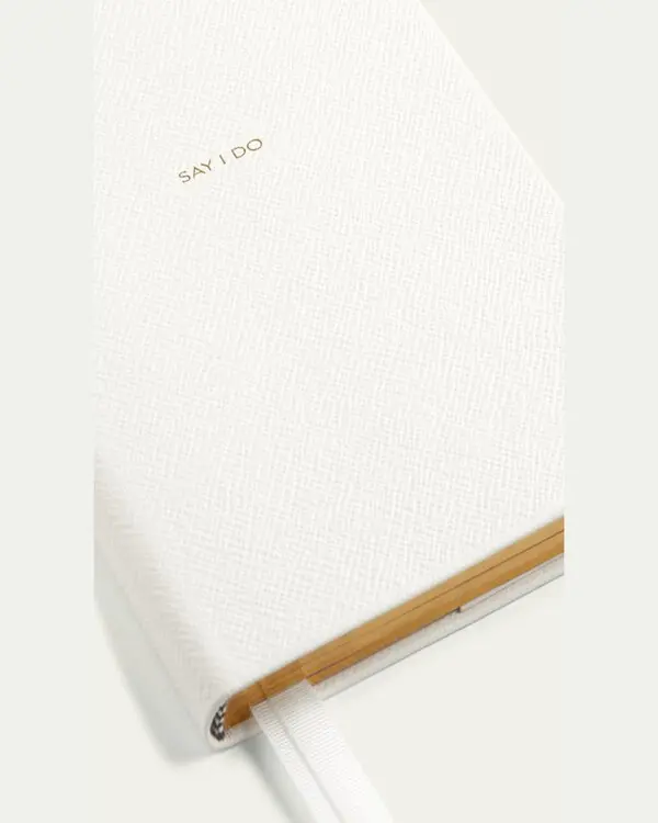 Smythson Say I Do" Soho Wedding Planner In Panama Leather