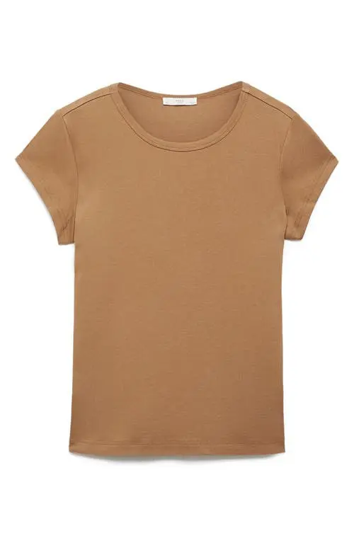 Mango Fitted Crewneck T-shirt
