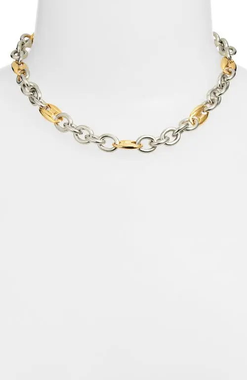 VIDAKUSH Duotone Mariner Link Necklace