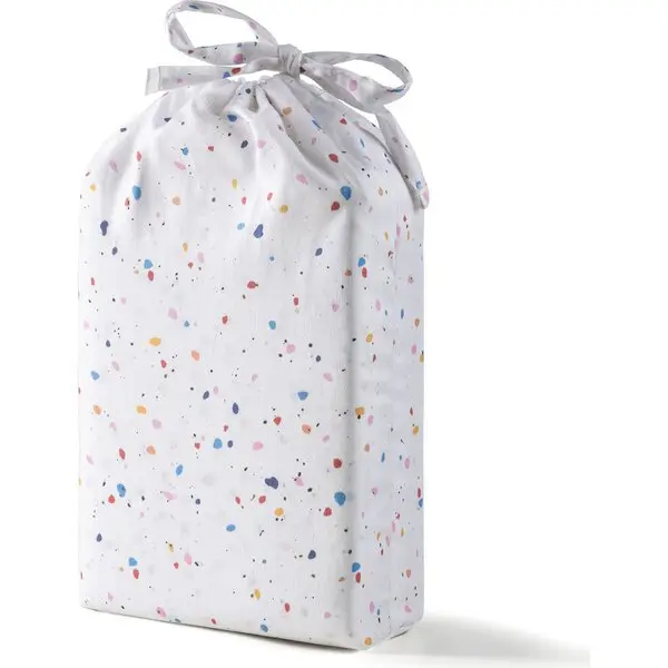 DOMANI HOME Cotton Sateen Crib Sheet Set - Terrazzo