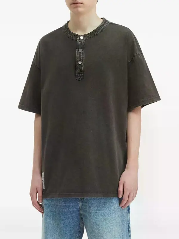 MUSIUM DIV. Button-detail Oversized T-shirt