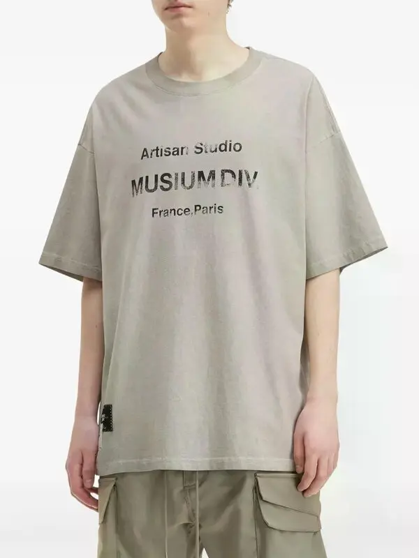MUSIUM DIV. Graphic-print Oversized T-shirt