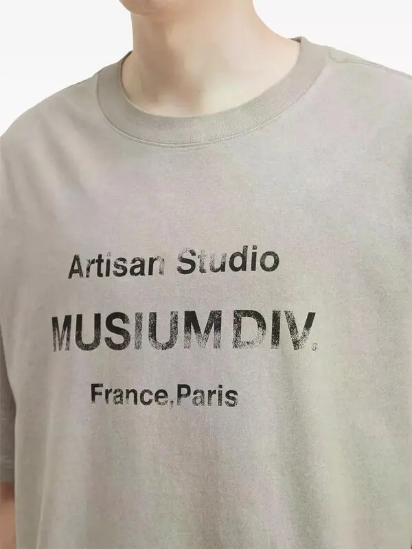 MUSIUM DIV. Graphic-print Oversized T-shirt
