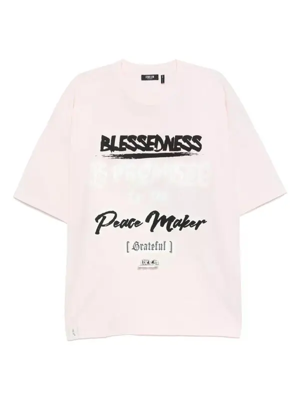 FIVE CM Graphic-print T-shirt - Pink