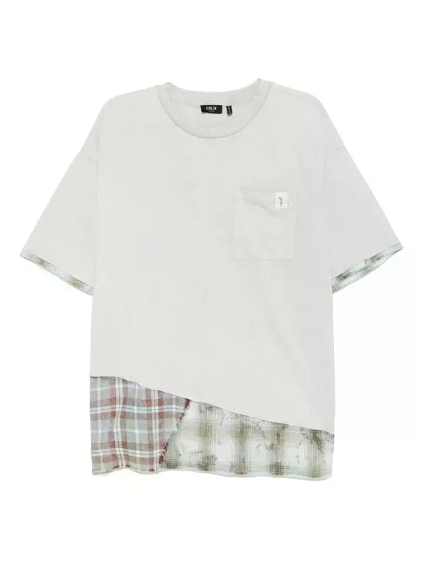 FIVE CM Patchwork T-shirt - Blue