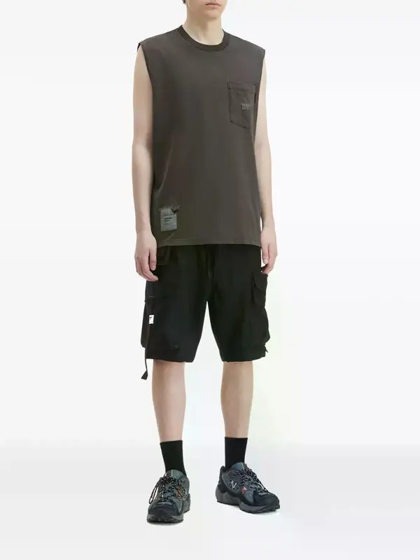 MUSIUM DIV. Sleeveless Pocket T-shirt - Grey
