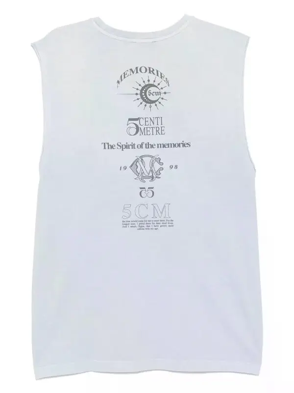 FIVE CM Logo-print Vest - Blue