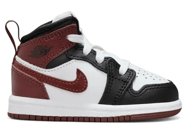 JORDAN 1 Mid Se Sneakers - White/black/dark Pony