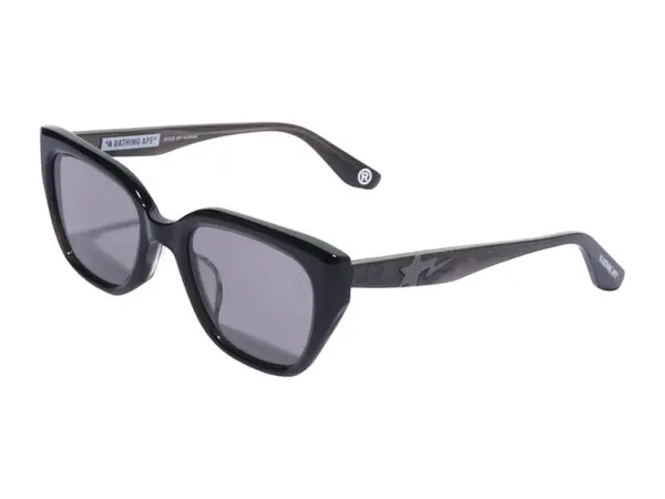 A BATHING APE 4 Sunglasses - Black