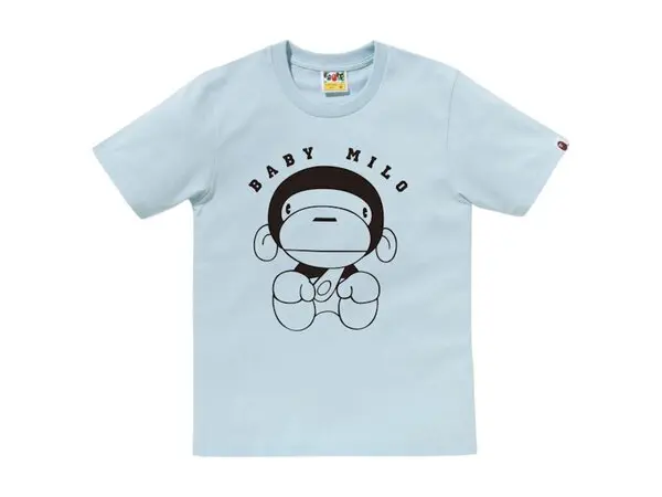 A BATHING APE Classic Baby Milo Tee - Sax