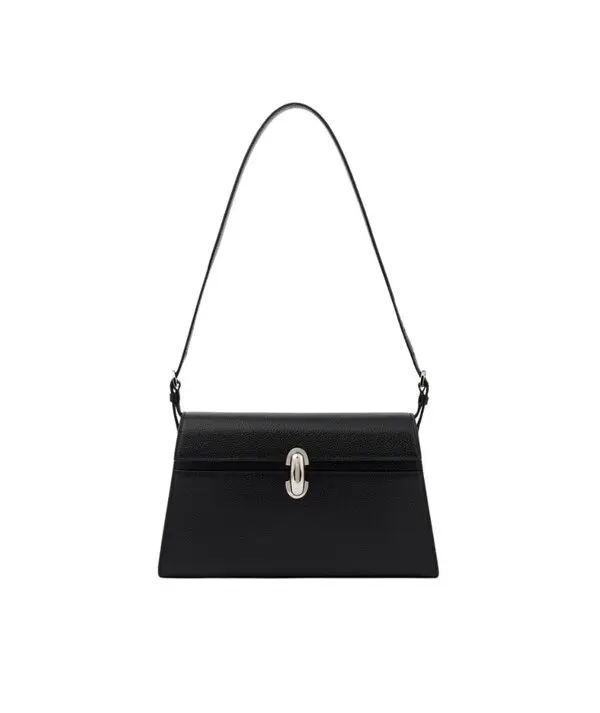 Savette Symmetry 26 Leather Shoulder Bag - Black