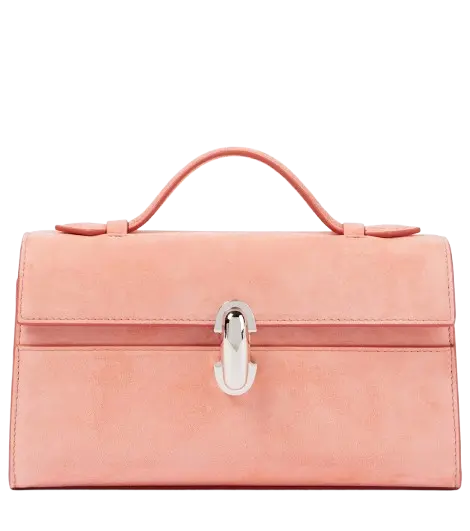 Savette Symmetry Suede Tote