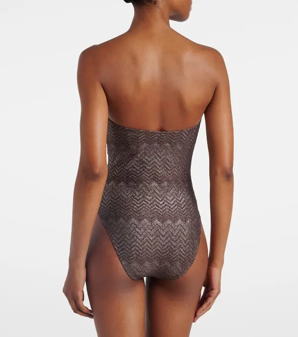 Melissa Odabash Barbuda One-piece Swimsuit - Brown
