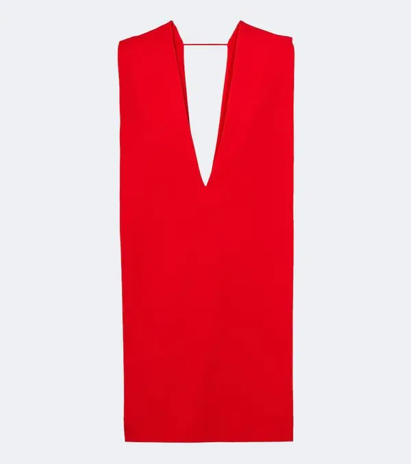 Sportmax Caped Minidress - Red