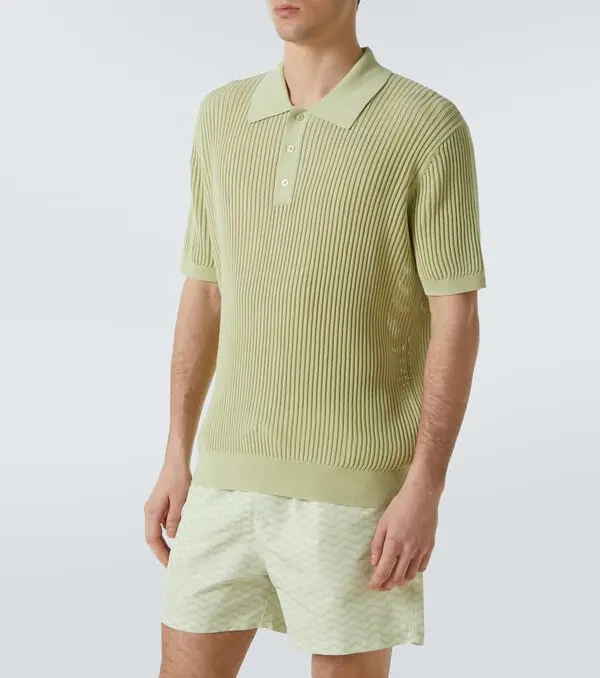 Frescobol Carioca Vidal Cotton-blend Polo Sweater
