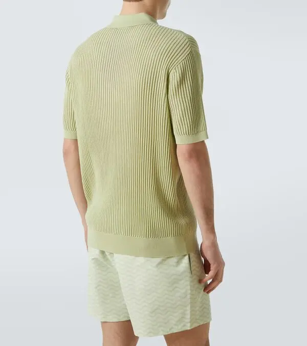 Frescobol Carioca Vidal Cotton-blend Polo Sweater
