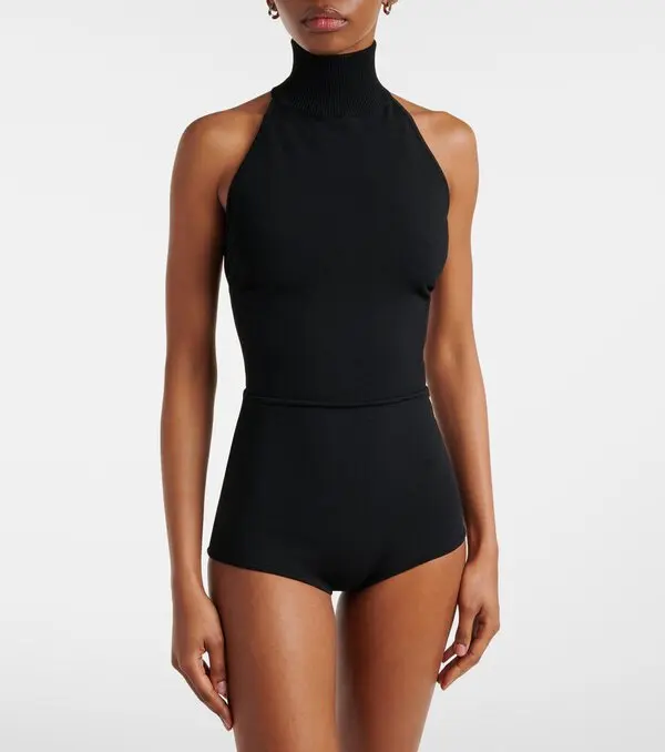 Max Mara Apogeo Knitted Turtleneck Bodysuit
