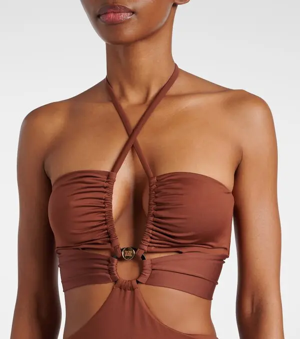 Max Mara Cleopatra Cutout Swimsuit