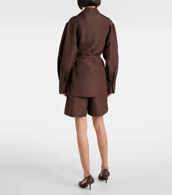 Max Mara Affari Belted Shirt
