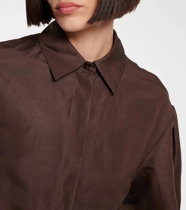 Max Mara Affari Belted Shirt