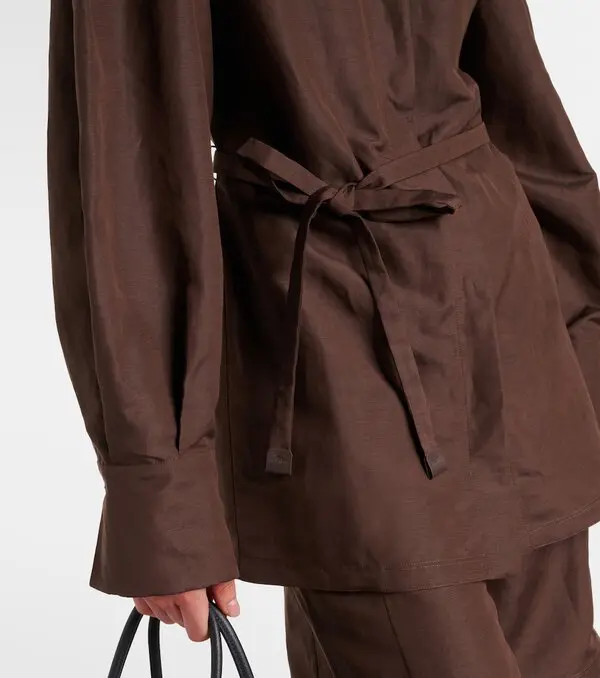 Max Mara Affari Belted Shirt