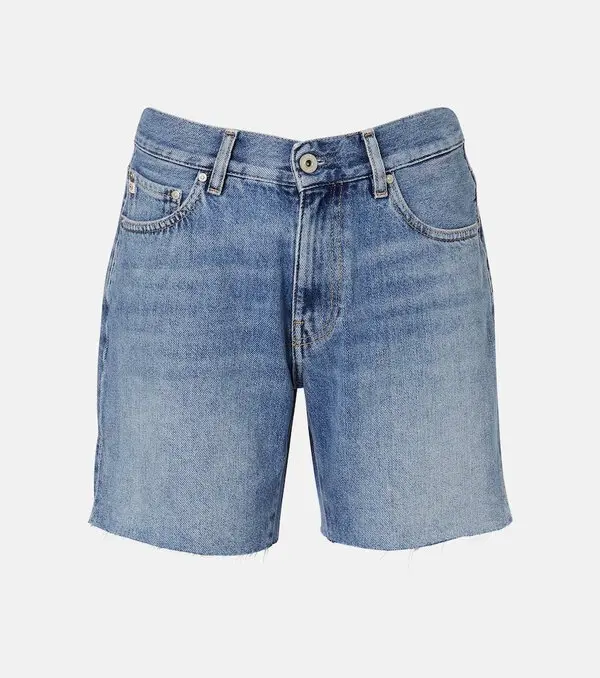 Ag Ex-boyfriend Denim Bermuda Shorts - Blue