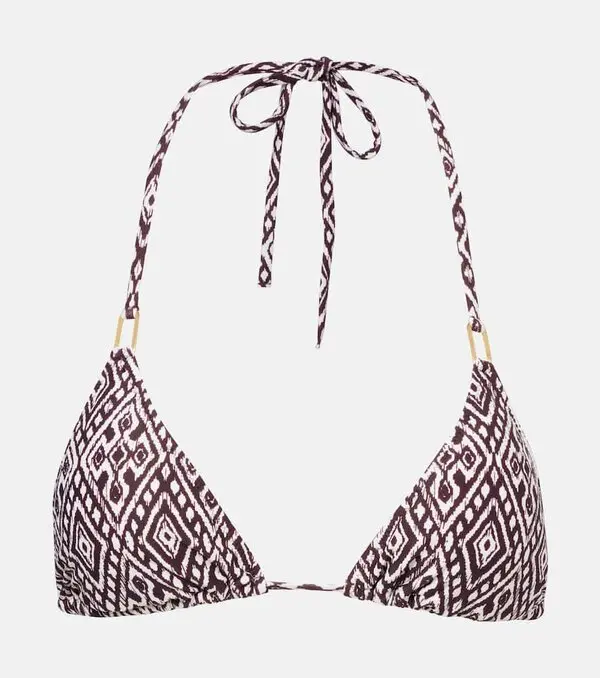 Melissa Odabash Cancun Bikini Top - Brown