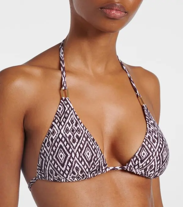 Melissa Odabash Cancun Bikini Top - Brown