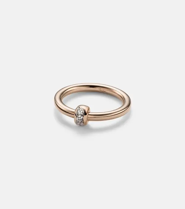 Pomellato Together 18kt Rose Ring With Diamonds - Gold