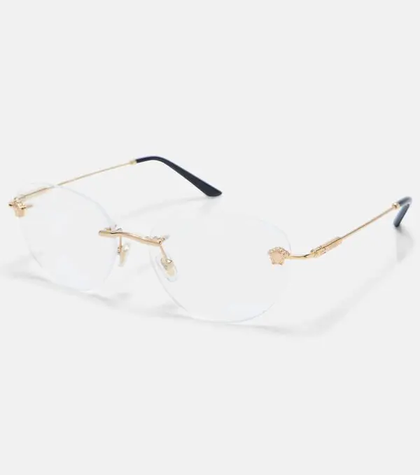 Versace Round Frame Eyeglasses