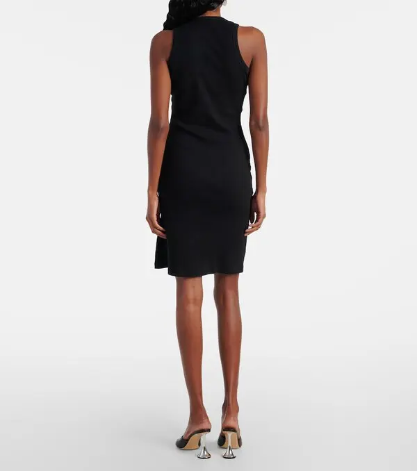 Coperni Washing Clip Cotton Jersey Minidress