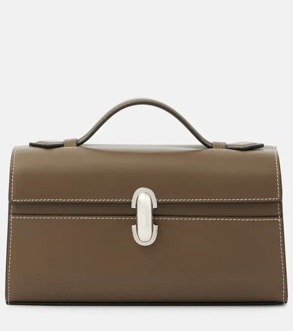 Savette Symmetry Pochette Tote Bag - Brown