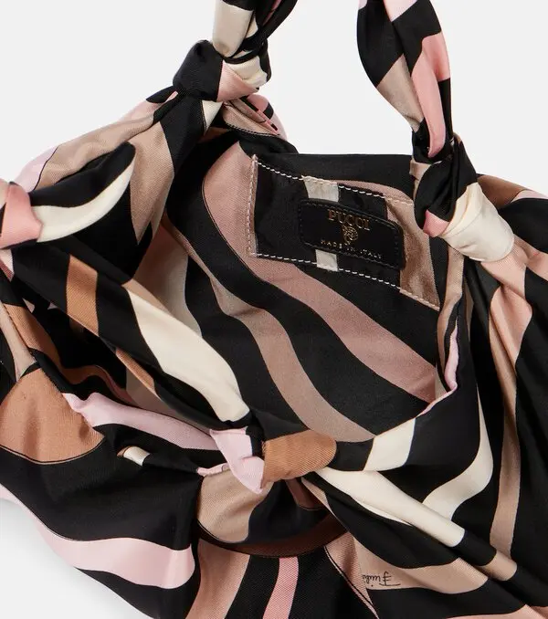 Emilio Pucci Small Twill Shoulder Bag