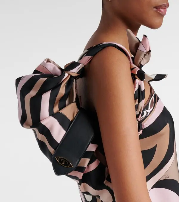 Emilio Pucci Small Twill Shoulder Bag