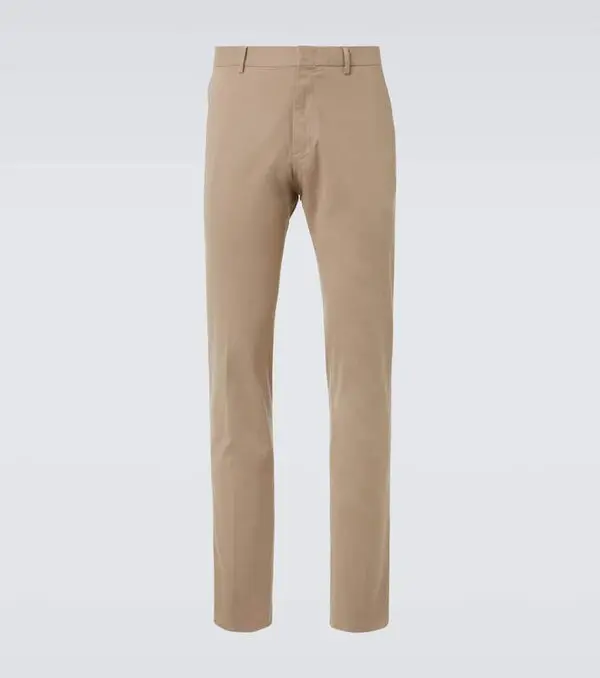 Zegna Cotton-blend Slim Pants