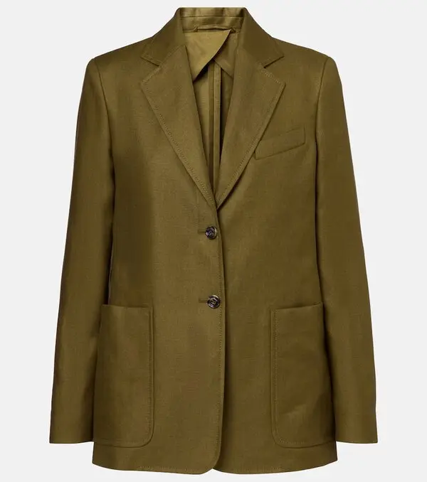Max Mara Guglia Linen Blazer - Brown
