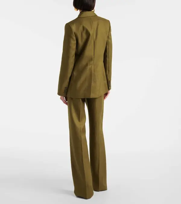 Max Mara Guglia Linen Blazer - Brown