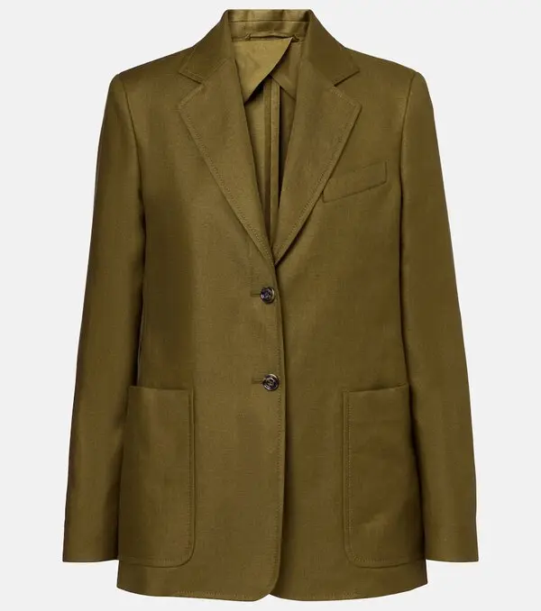Max Mara Guglia Linen Blazer - Brown